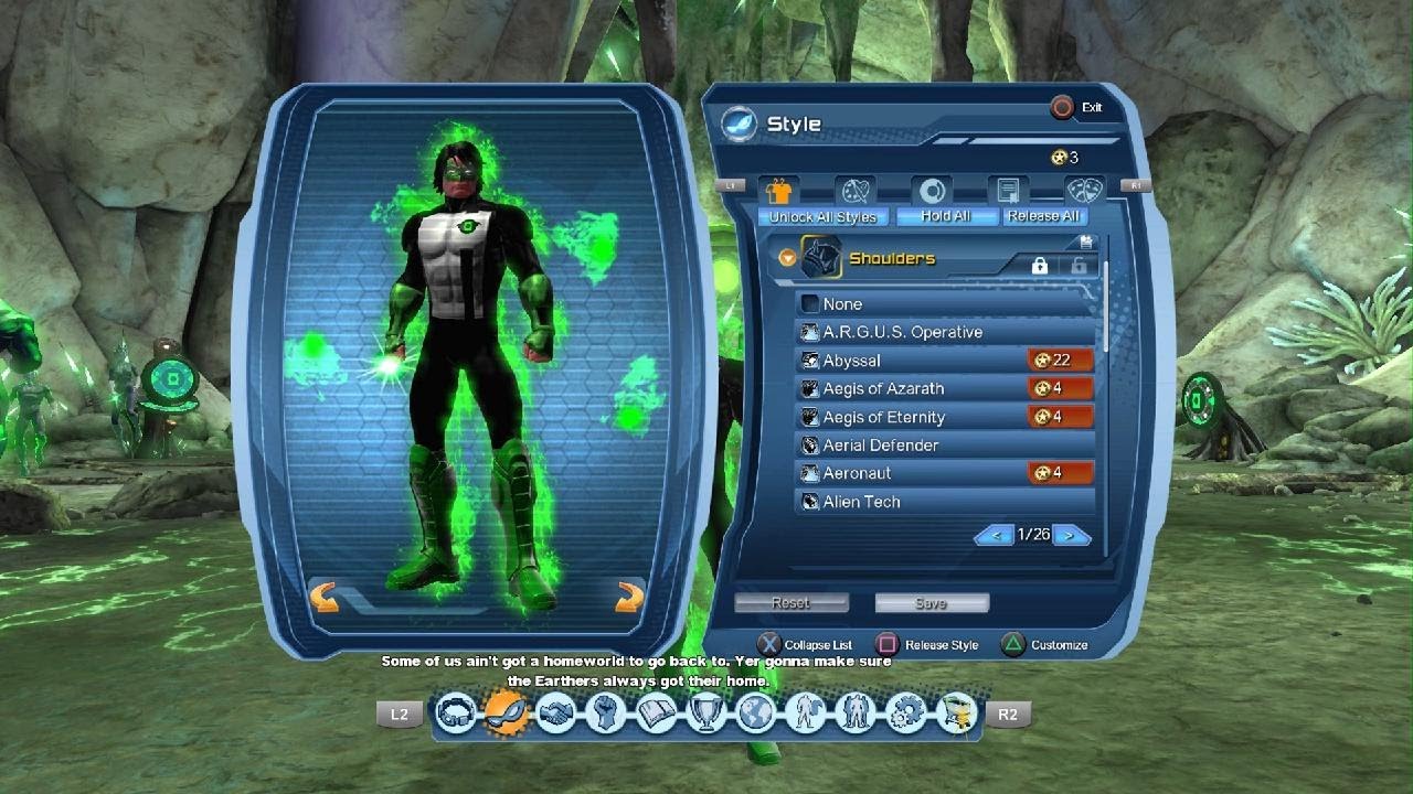 [DCUO] : Green Lantern Kyle Rayner Style - YouTube