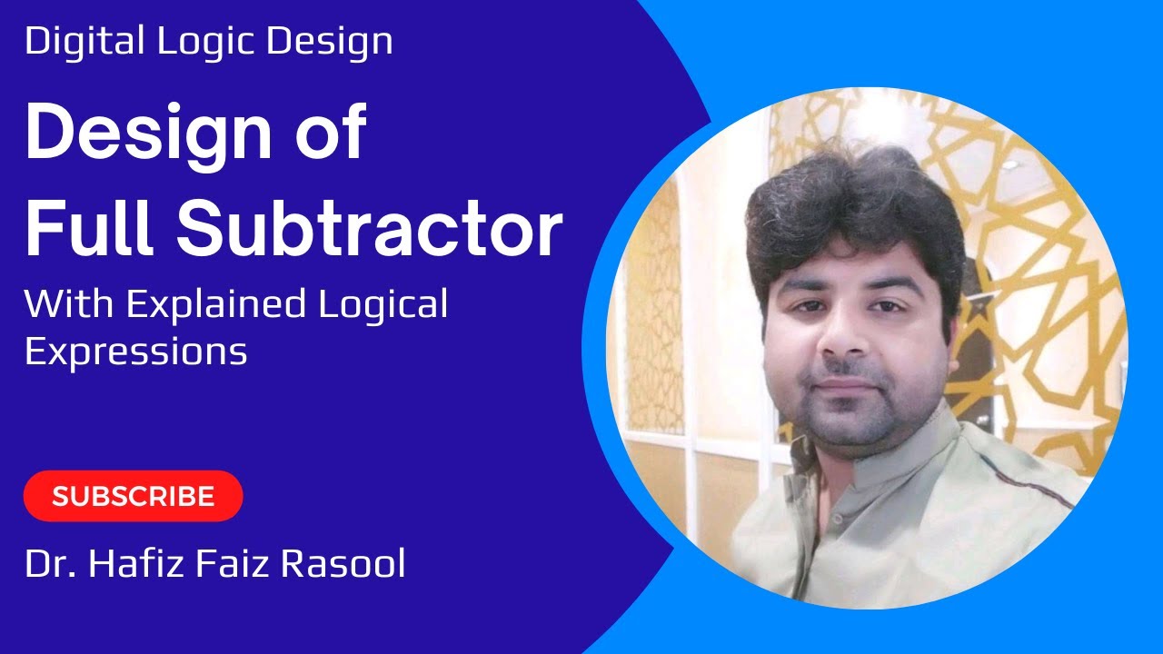Full Subtractor | Full Subtractor with Explained Logical Expressions ...
