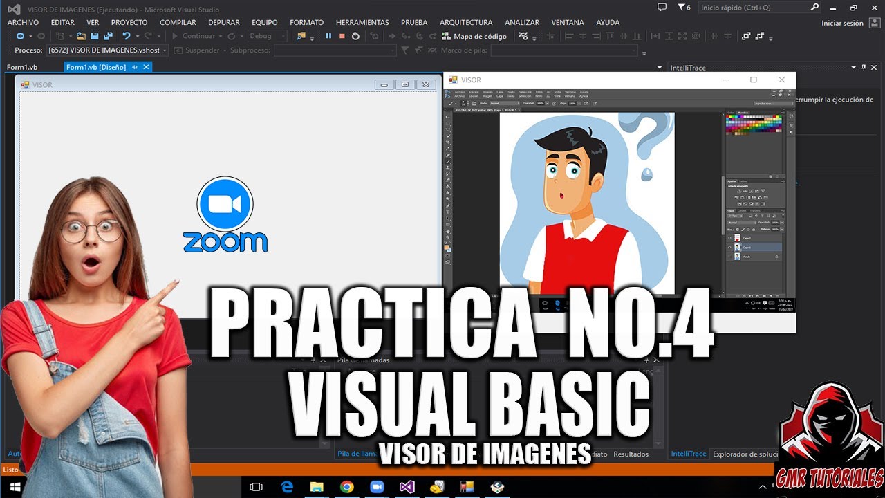 PRACTICA NO 4 (VISOR DE IMAGENES) VISUAL BASIC) CLASE VIRTUAL - YouTube