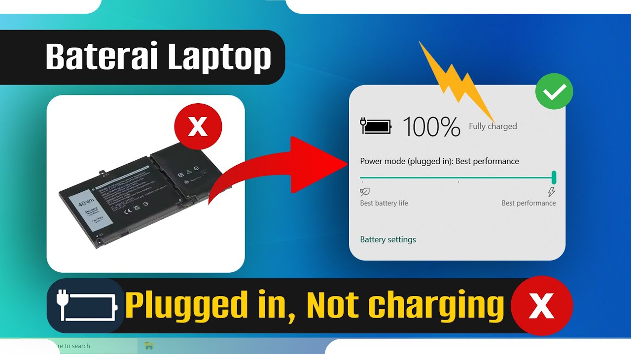 Cara Mengatasi Baterai Laptop Tidak Mengisi (Plugged In, Not Charging ...