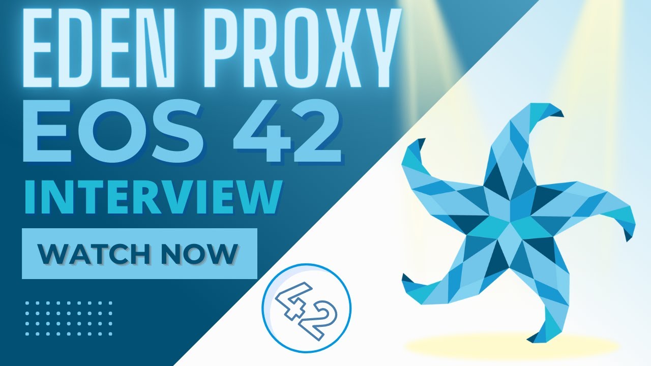 [#MyvoteEOS] EOS42 BP Interview : EOS 42 - YouTube