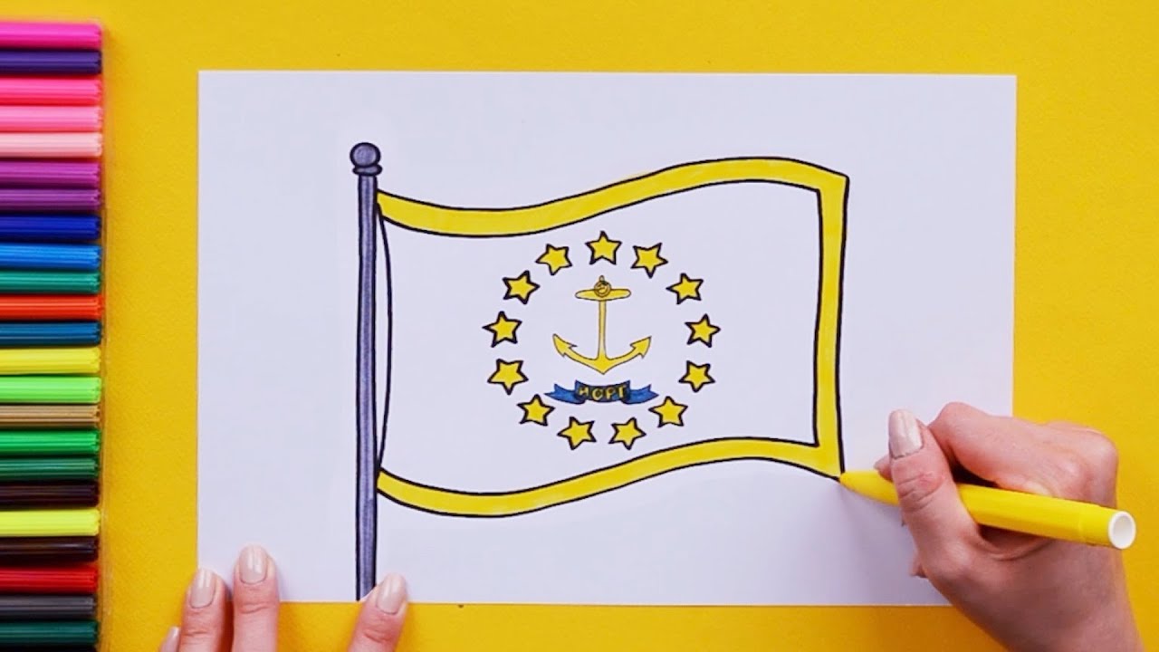 Rhode Island Colony Flag