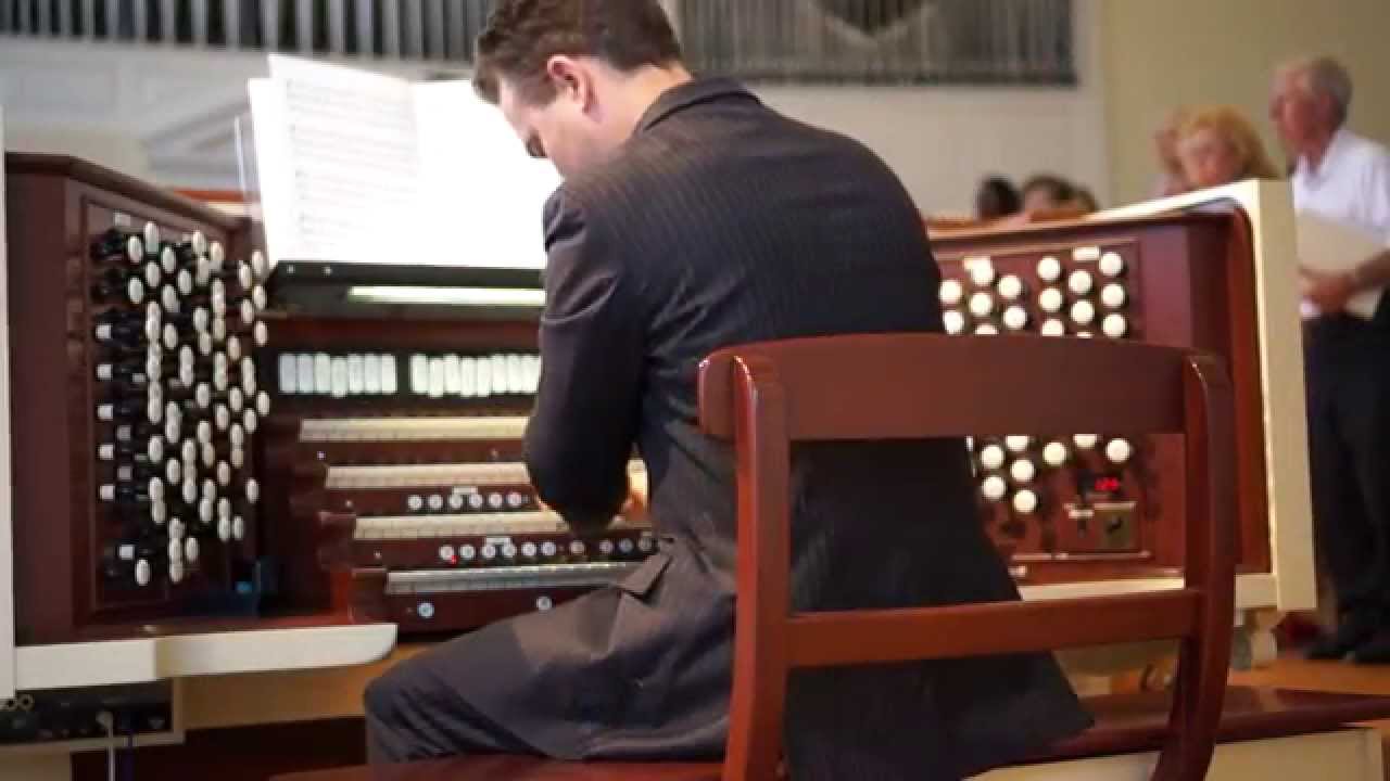 Daniel Solberg plays the organ, Immortal, Invisible, God Only Wise arr ...