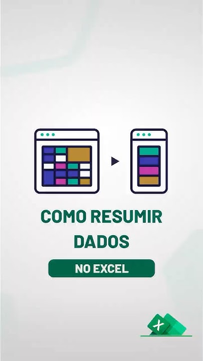 COMO RESUMIR DADOS NO EXCEL - YouTube