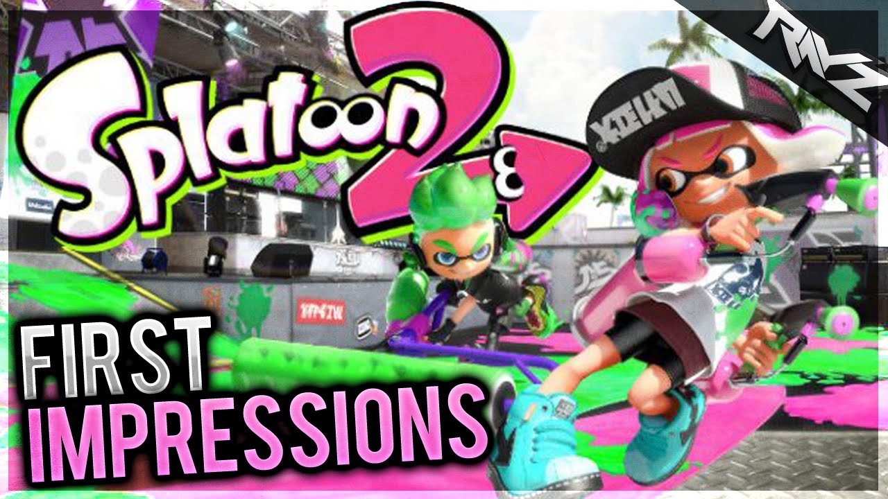 Splatoon 2 Global TestFire Live Gameplay! STOP THE MOTION CONTROL ...