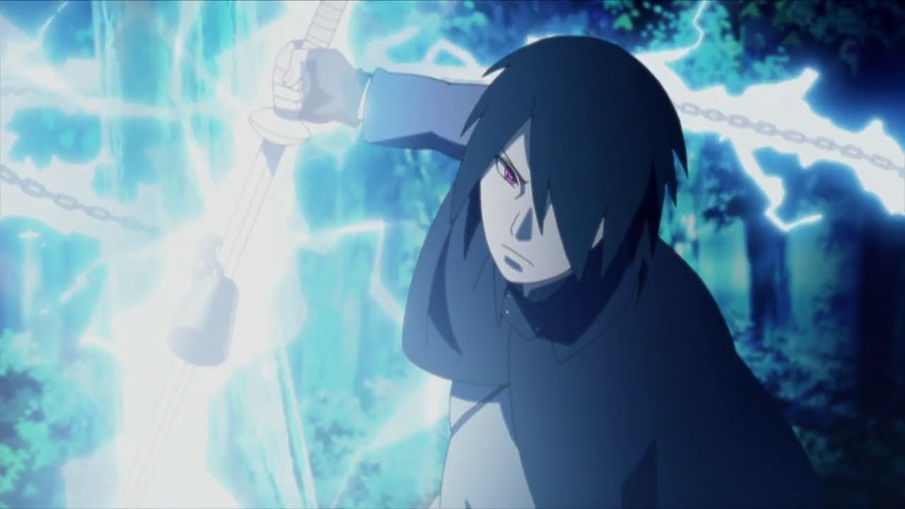 La Capa, Cinturón, Bandana & Espada de SASUKE en Posición de BORUTO ...