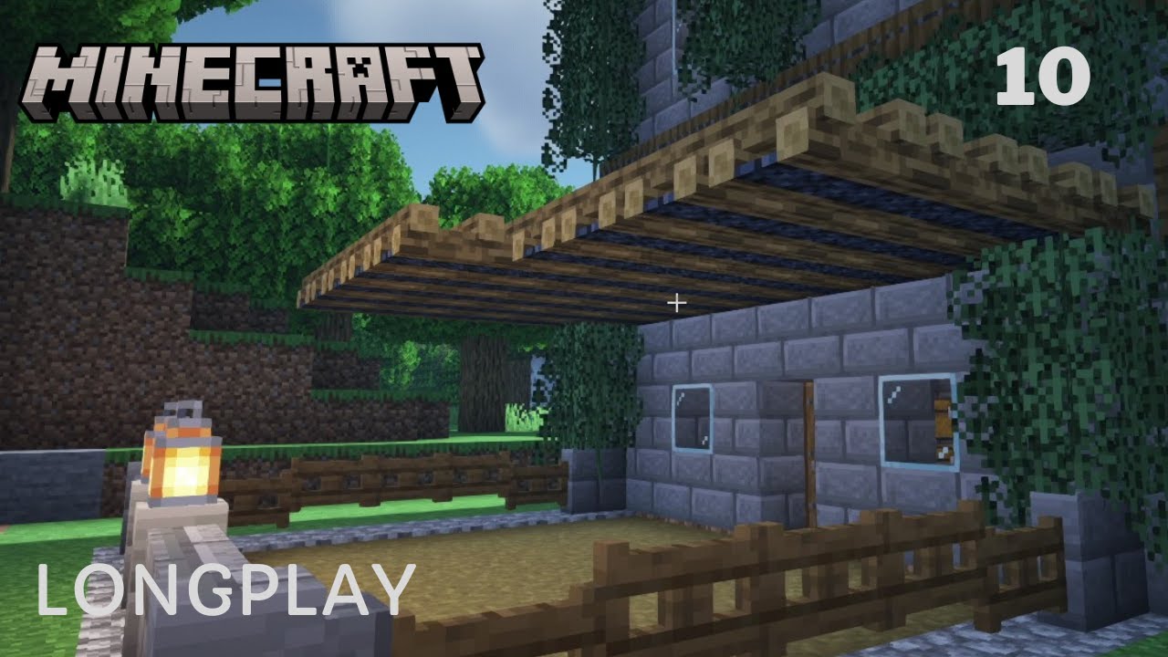 Minecraft Peaceful Longplay - Building A Cozy Stone Brick House # 10 ...