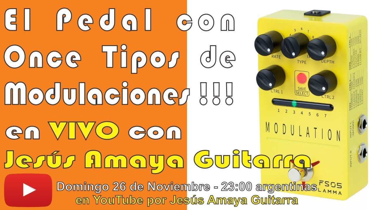 Pedal Multi Modulaciones Flamma Modulation FS05 - Test por Jesús Amaya ...