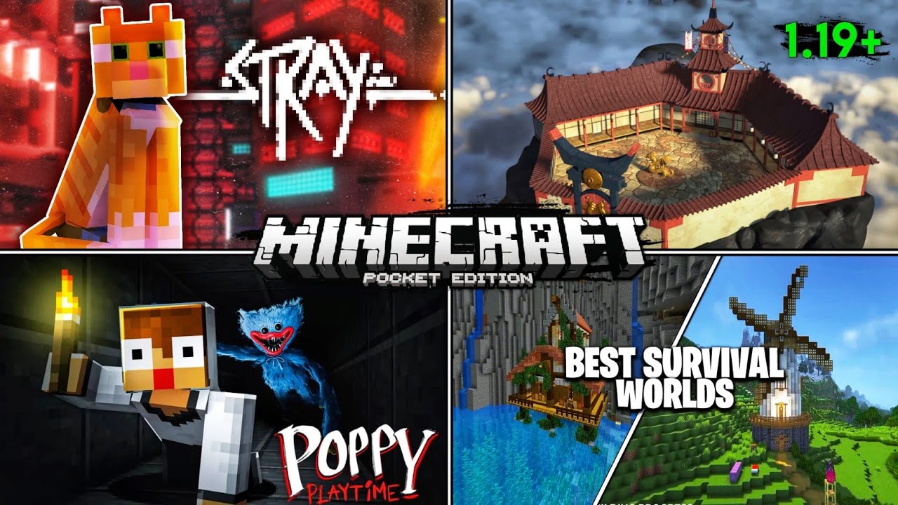 TOP 5 Best Maps For Minecraft Pe 1.19+ | Maps For Minecraft Pe | Mcpe ...