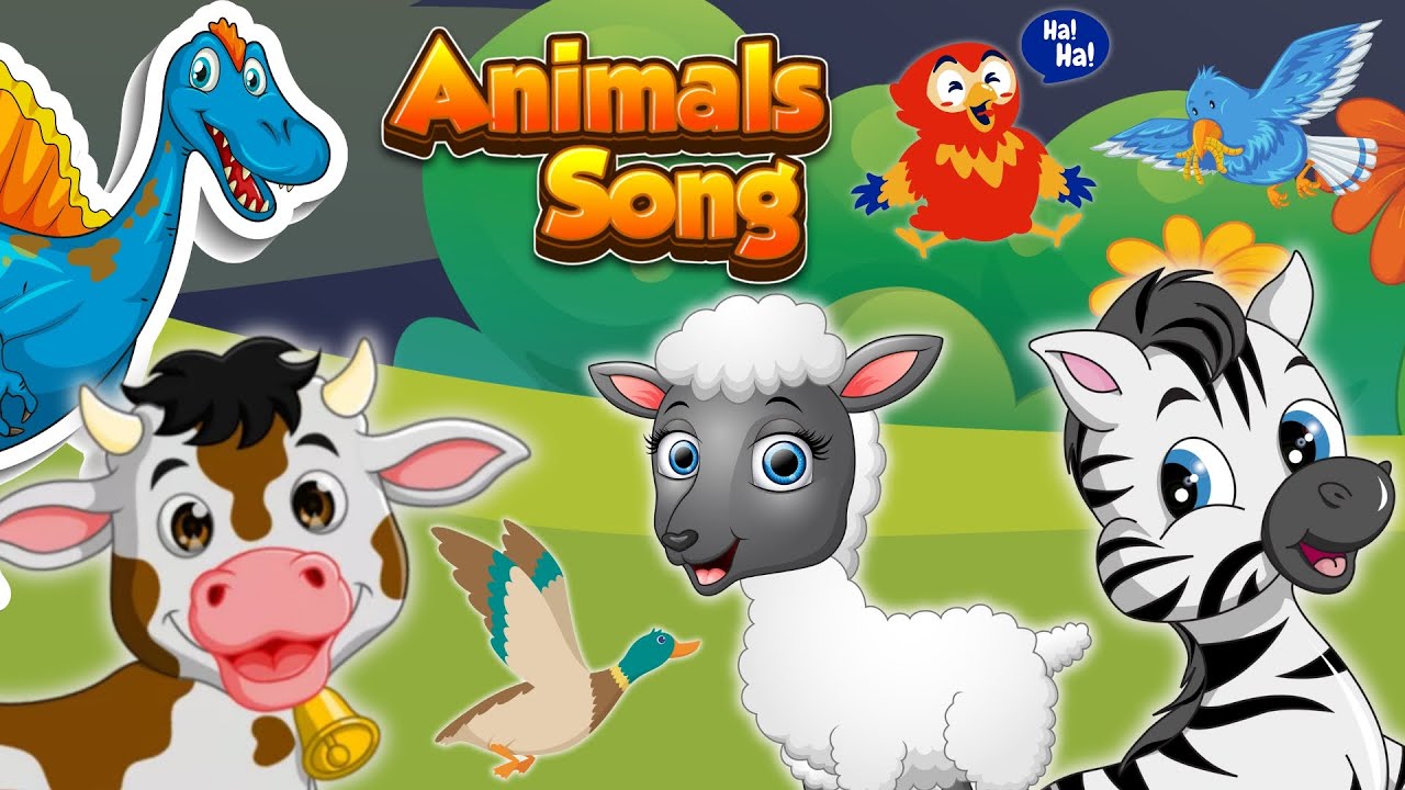 Animal Sounds Song | Fun Learning with Animals| Best Animal Sounds Song ...