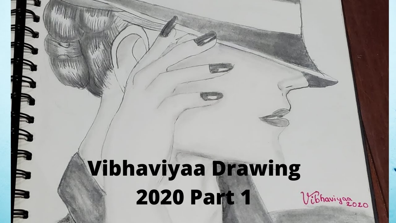 Vibhaviyaa's drawings 2020 Part 1 - YouTube