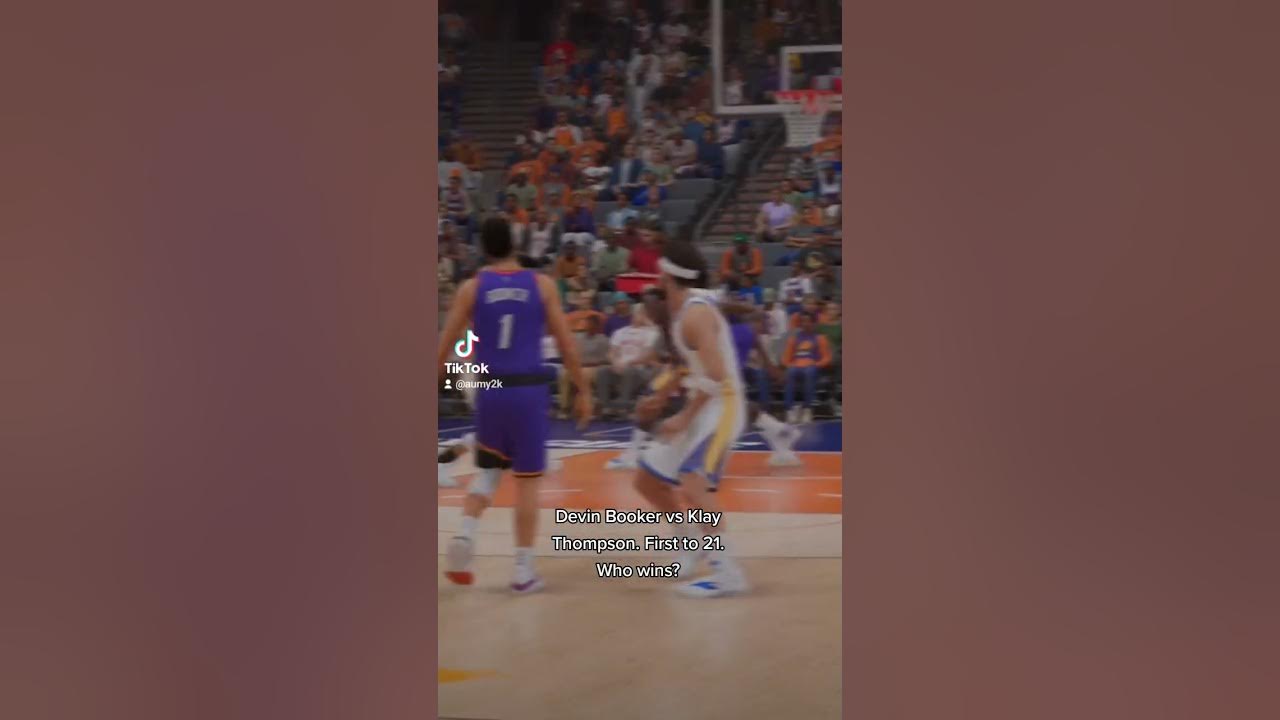 Devin Booker vs Klay Thompson... 👀 Who wins? - YouTube