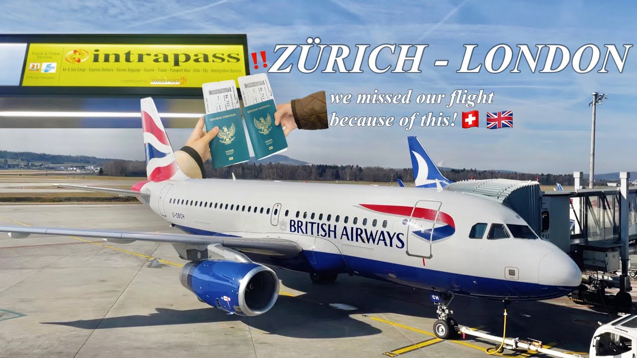 Travel Vlog | Flying From Zürich To London: Intrapass & Things You Need ...