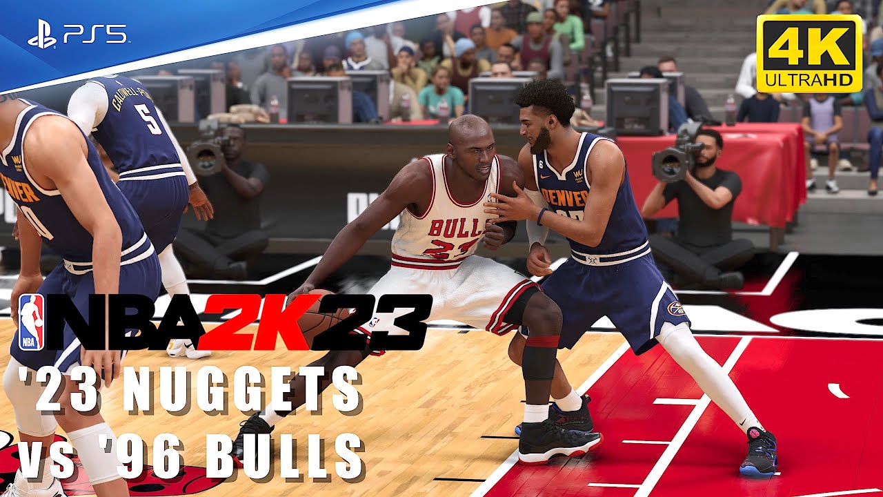 NBA 2K23 [PS5 4K] '23 Nuggets vs '96 Bulls - Nikola Jokic vs Michael ...
