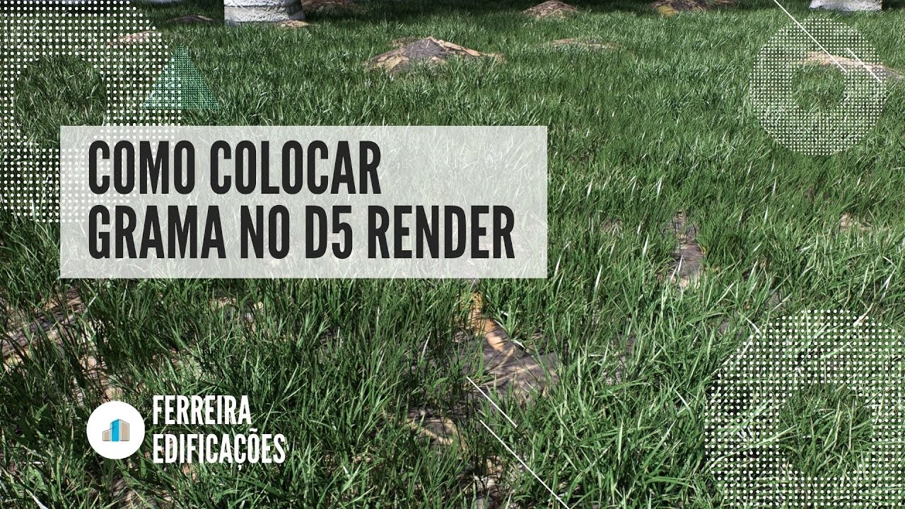 Como colocar grama no D5 Render - PT-BR - YouTube