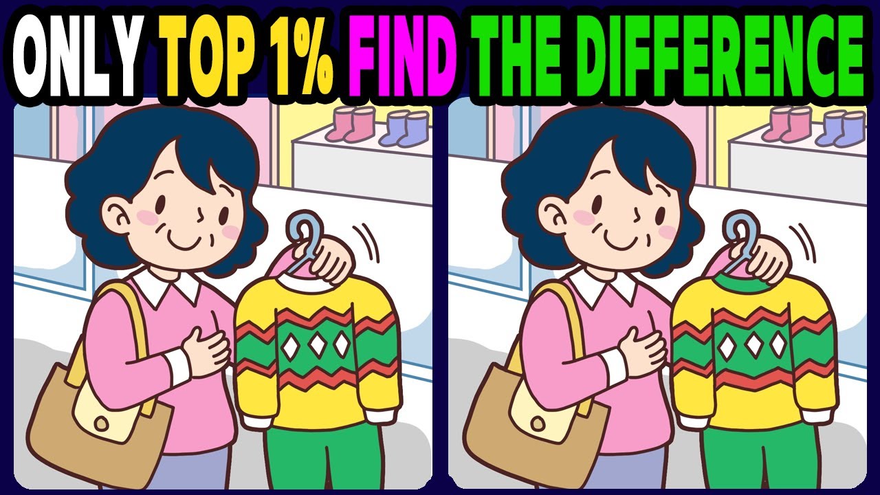 【Spot the difference】Only top 1% find the differences / Let's have fun ...