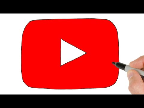 How to Draw Youtube Logo | Famous Logo Drawing Tutorial