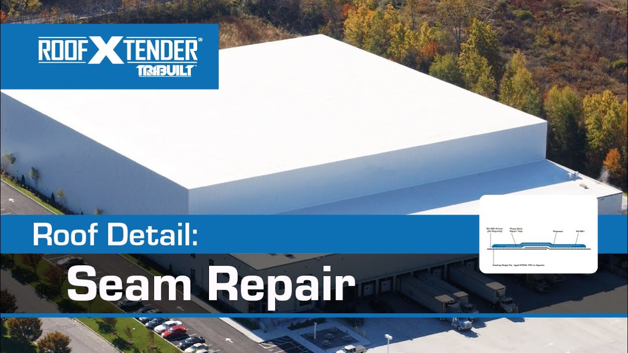 EPDM-SI-1 Roof X Tender 981 Seam Repair - YouTube