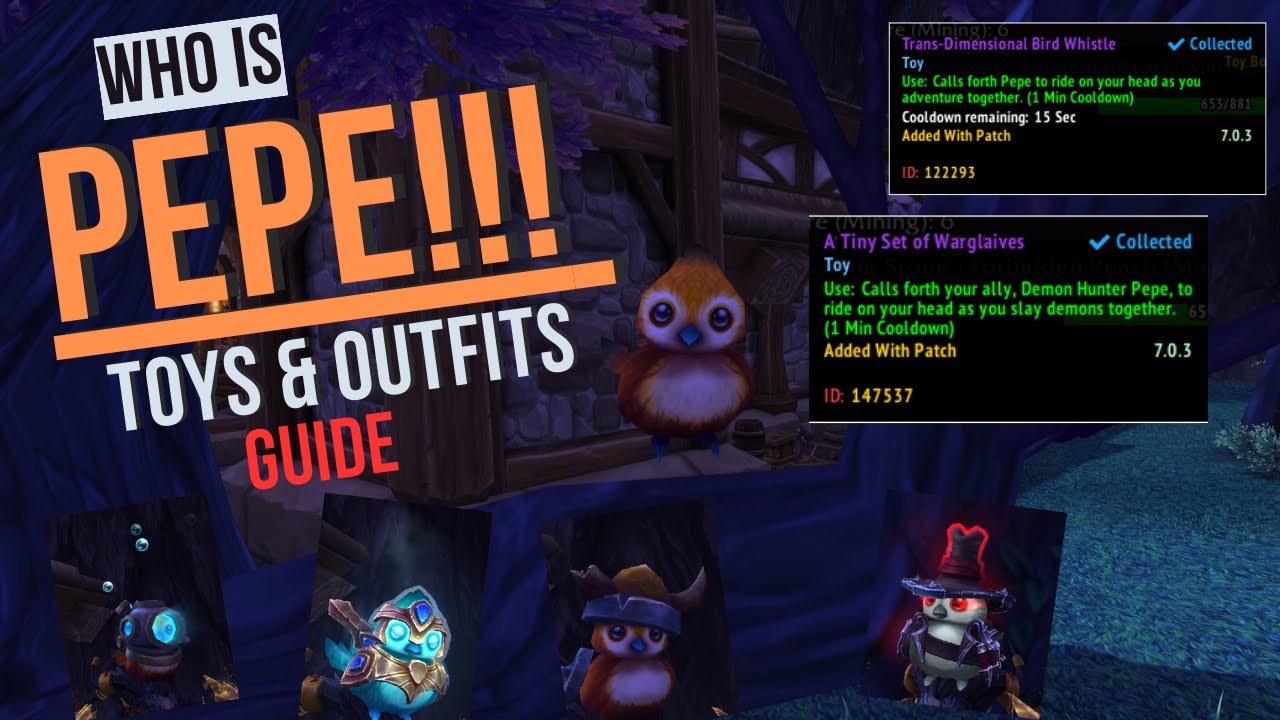 Pepe Toys & Outfits Guide - YouTube