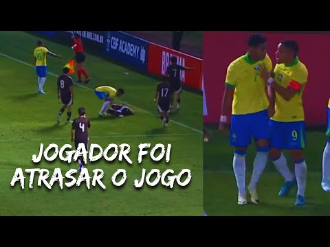 WESLEY SE IRRITOU COM JOGADOR ADVERSÁRIO | Wesley vs México