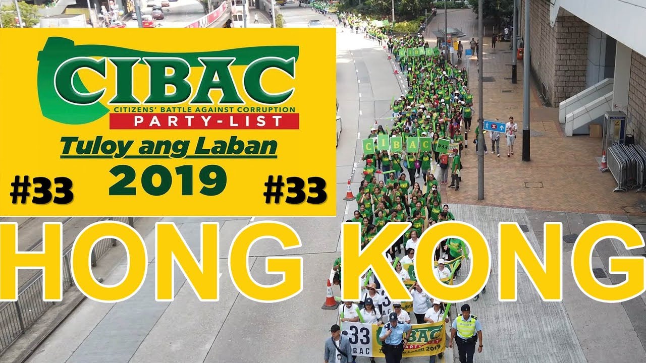 CIBAC PARTYLIST - HONG KONG - YouTube