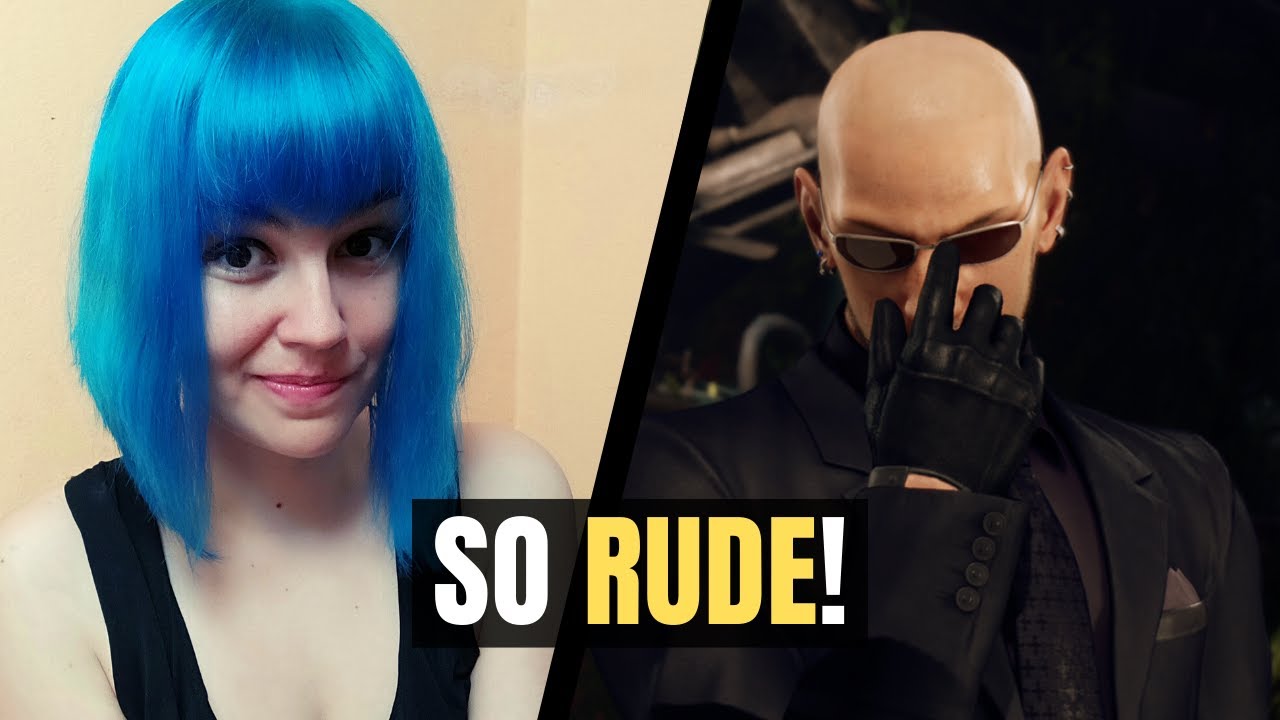 THE NERVE TO SHOW UP HERE! Vee fights Rude for the first time in FF7R ...