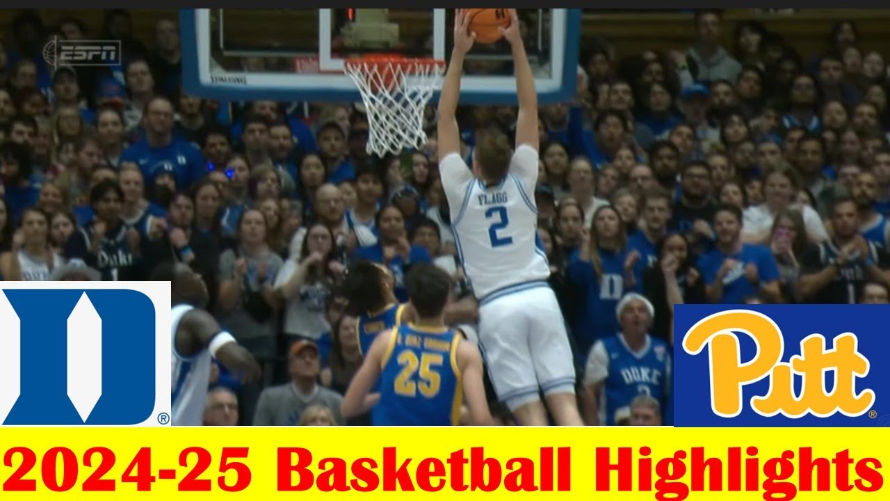 Pittsburgh vs #4 Duke Basketball Game Highlights 1 7 2025 - YouTube