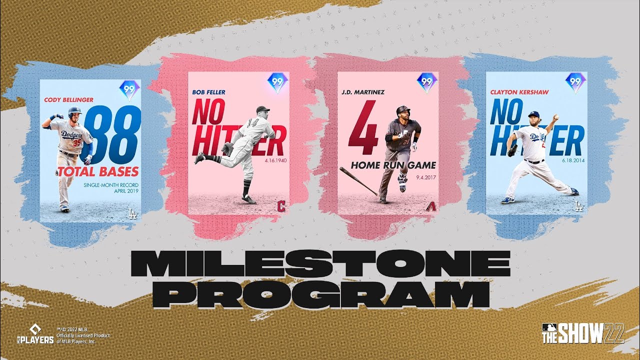 Milestone Program: 4 FREE 99 OVR Players | MLB The Show 22 - YouTube