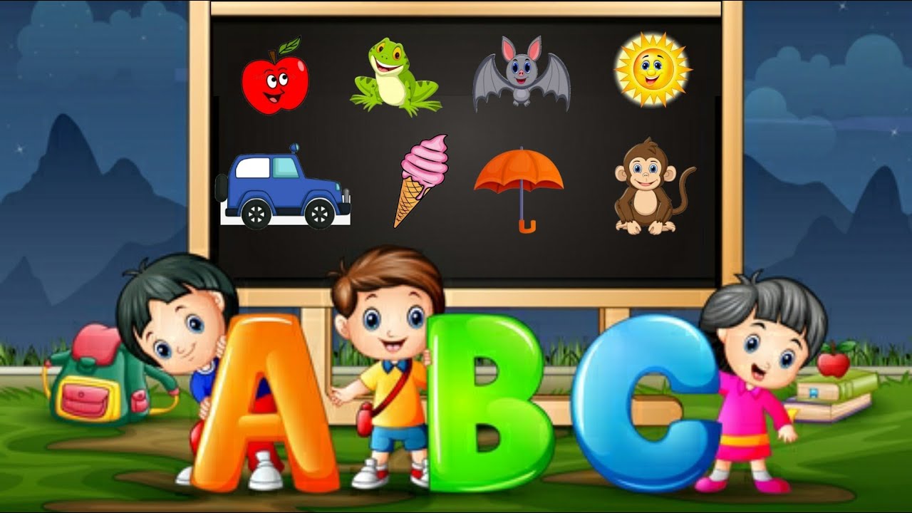 How to Learn ABCD || ABCDE SONG || PHONICS SONGS FOR KIDS|| A F or ...