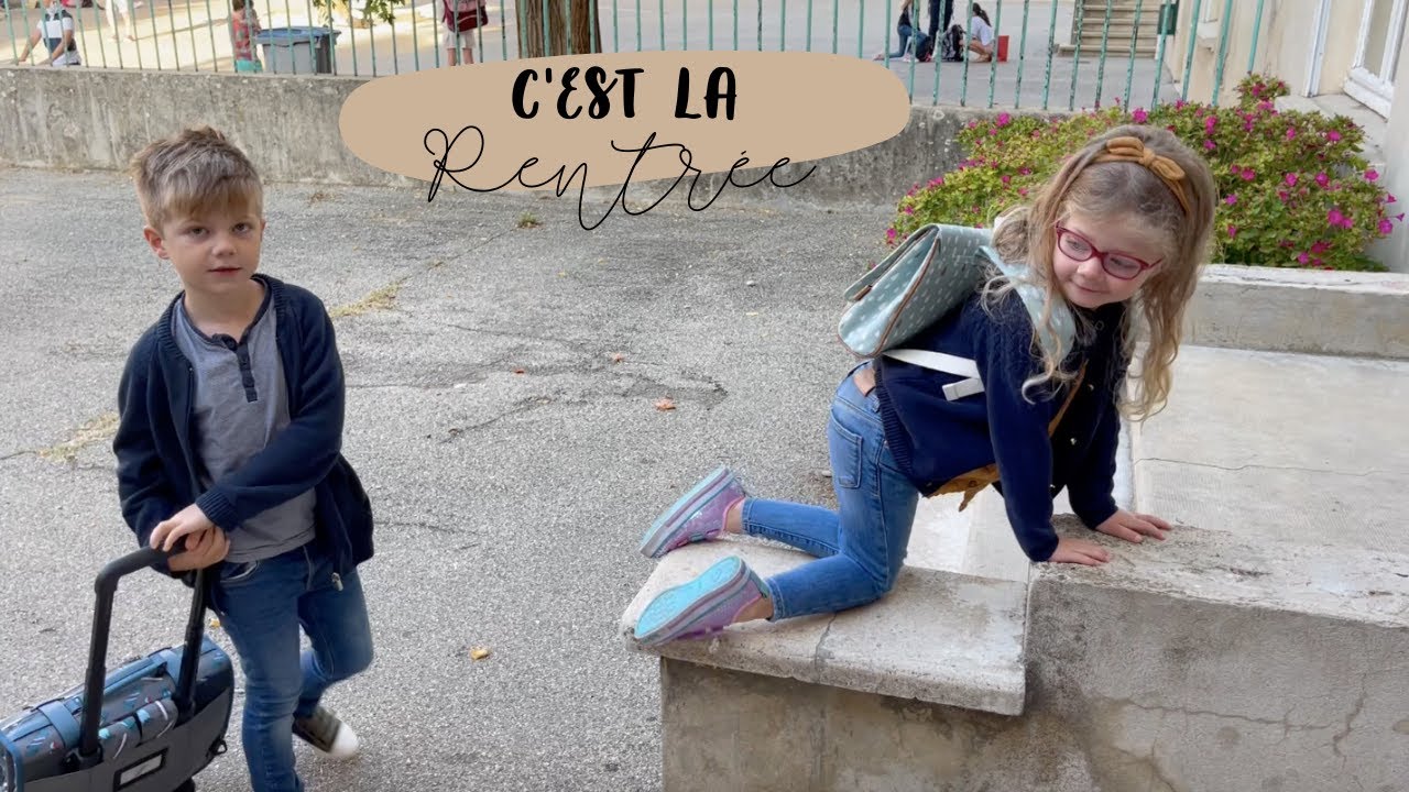 C'EST LA RENTRÉE SCOLAIRE - VLOG - YouTube