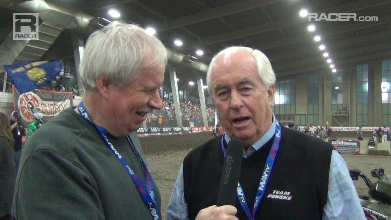 RACER: Robin Miller at the Chili Bowl with Roger Penske - YouTube