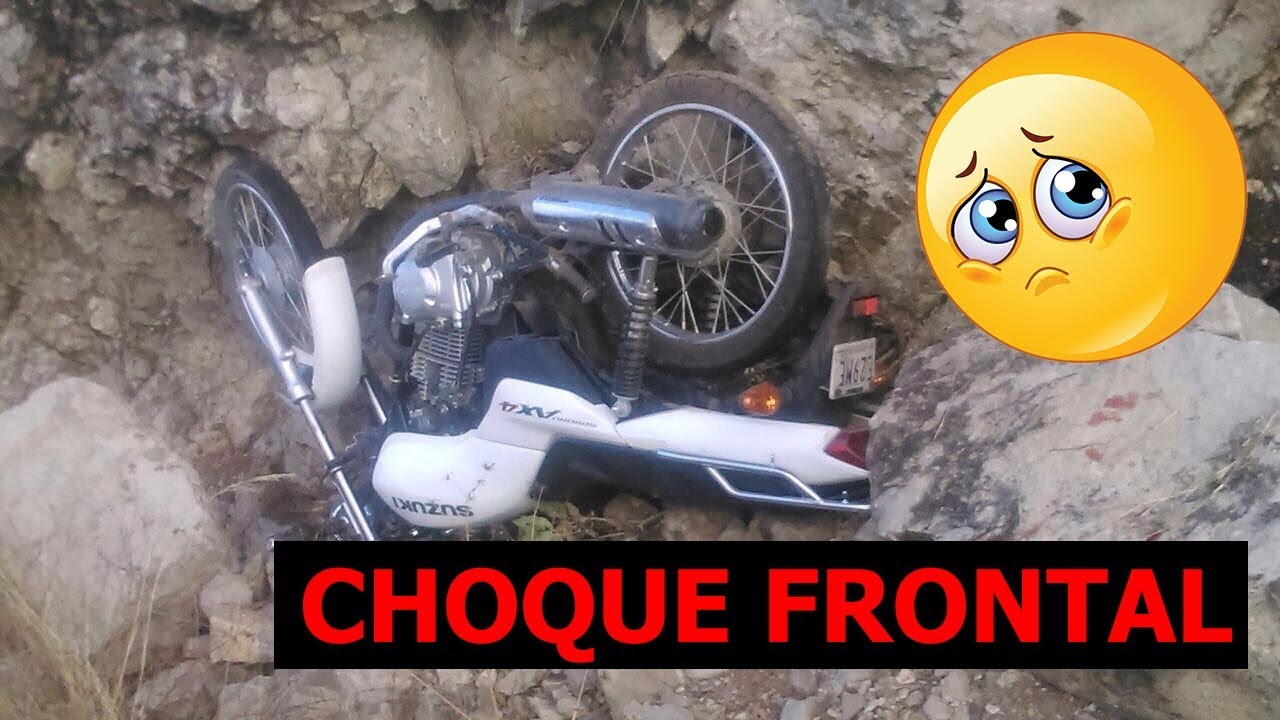 ¡Choqué mi moto! Que le paso y como reparar una moto chocada - YouTube