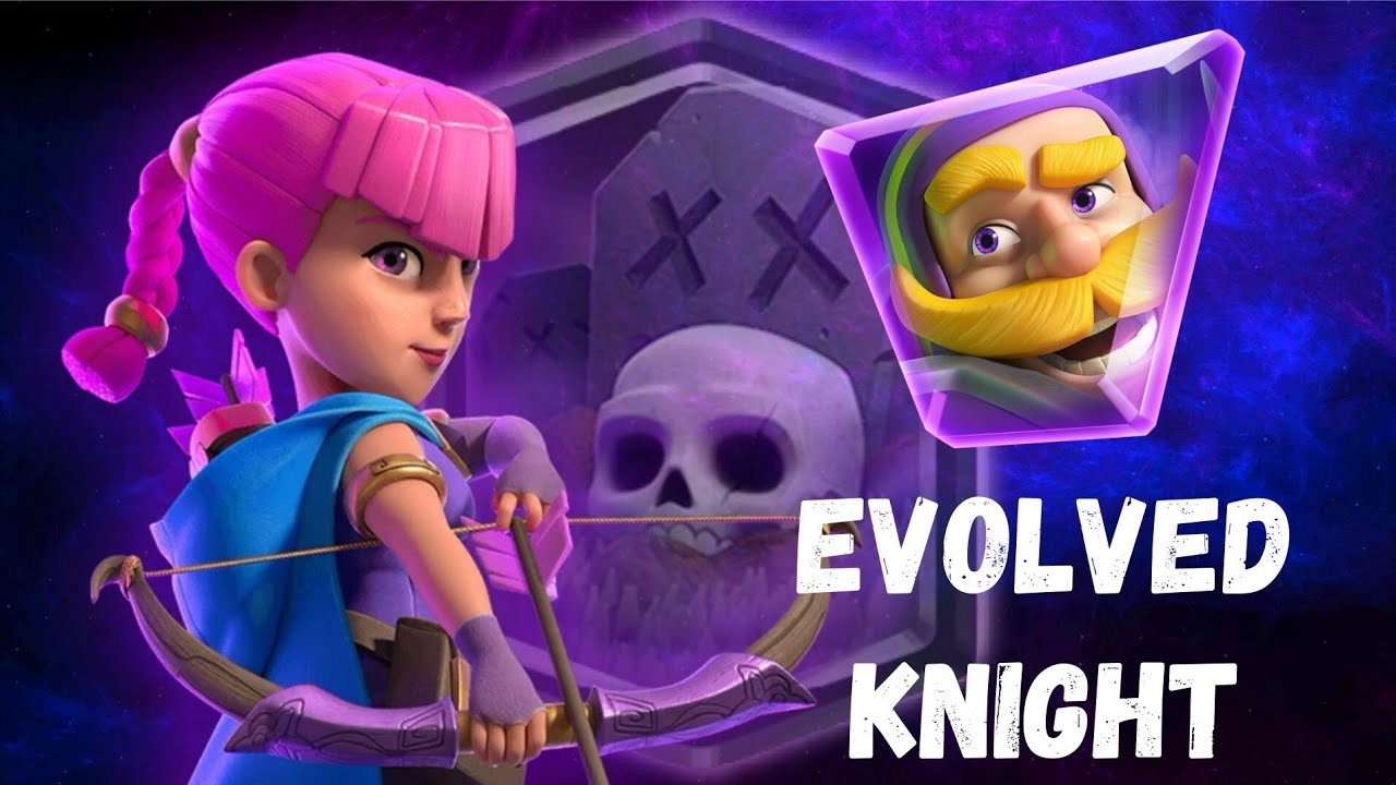 Best KNIGHT EVOLUTION deck Clash Royale (LADDER) - YouTube