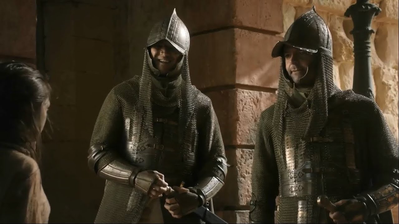 Two times Arya Stark turned away by castle guards | Game of thrones ...