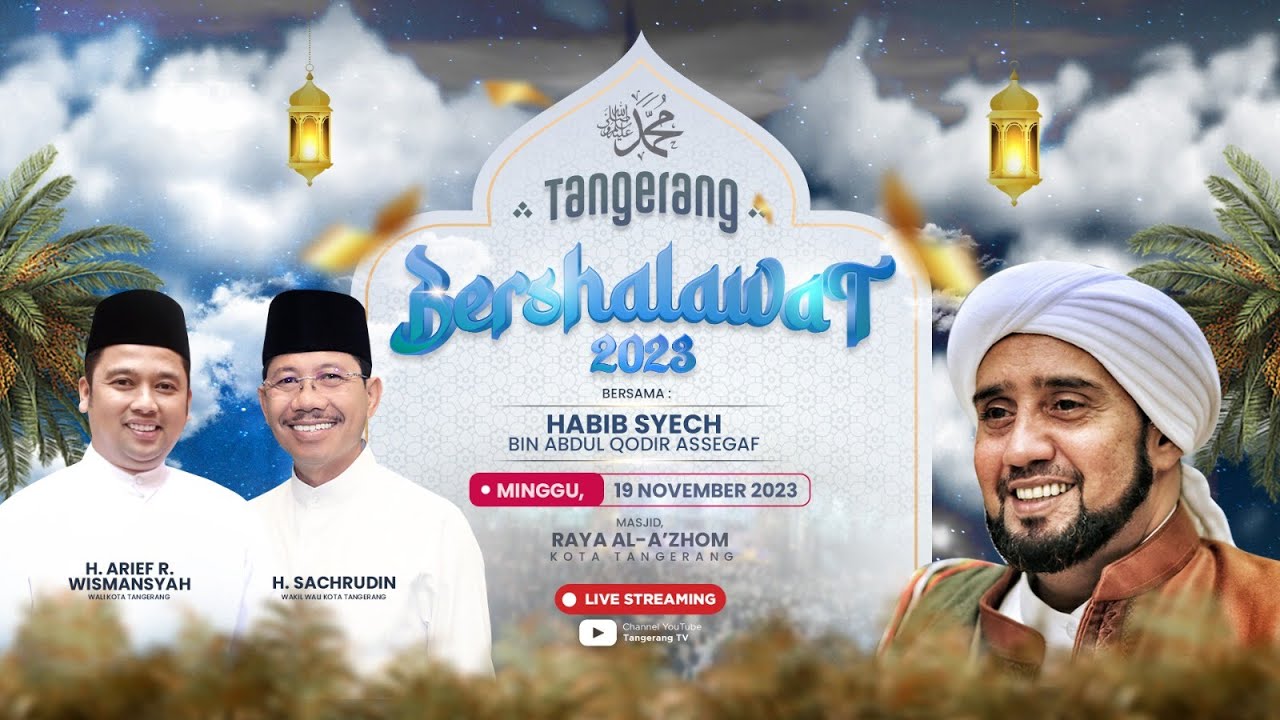 LIVE - Tangerang Bershalawat 2023 - YouTube