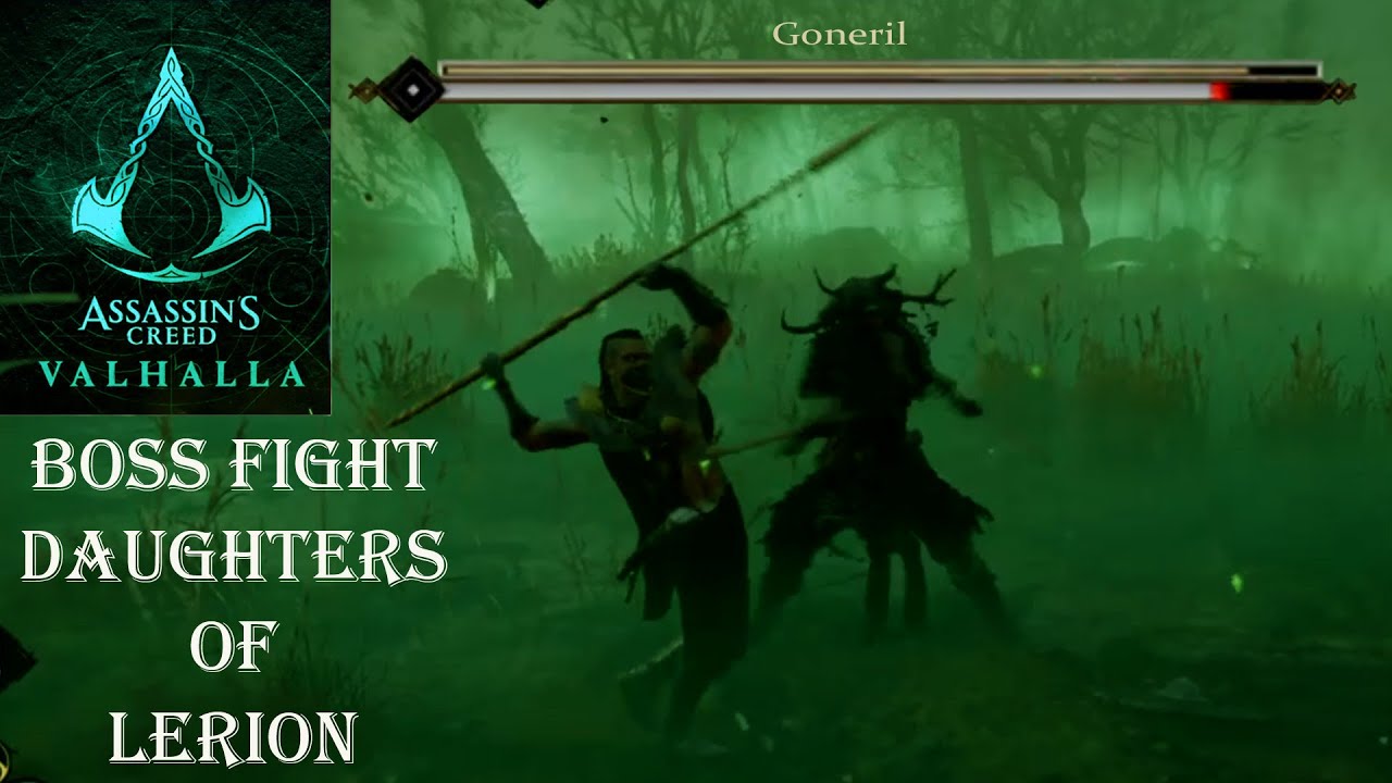 AC Valhalla:Boss Fight Daughters of Lerion Wolf-Kissed Playstation 4 ...