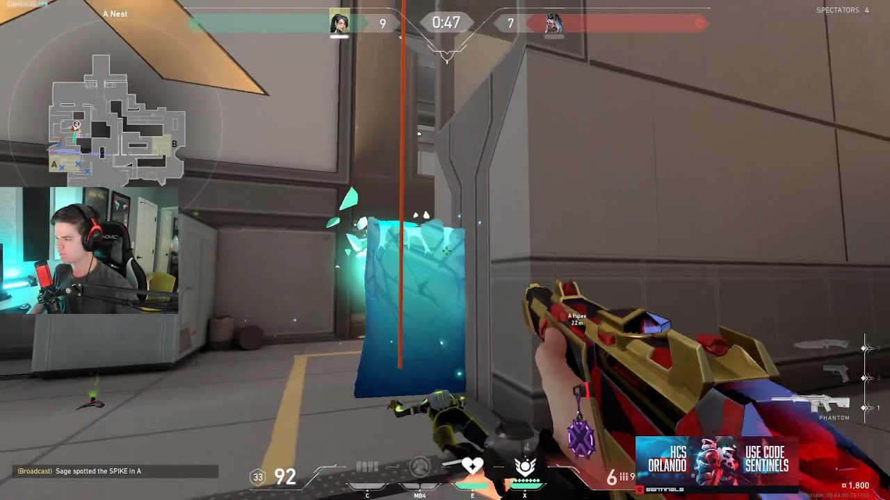 SEN SICK SAGE VALORANT RANKED GAMEPLAY [ FULL MATCH VOD ] - YouTube