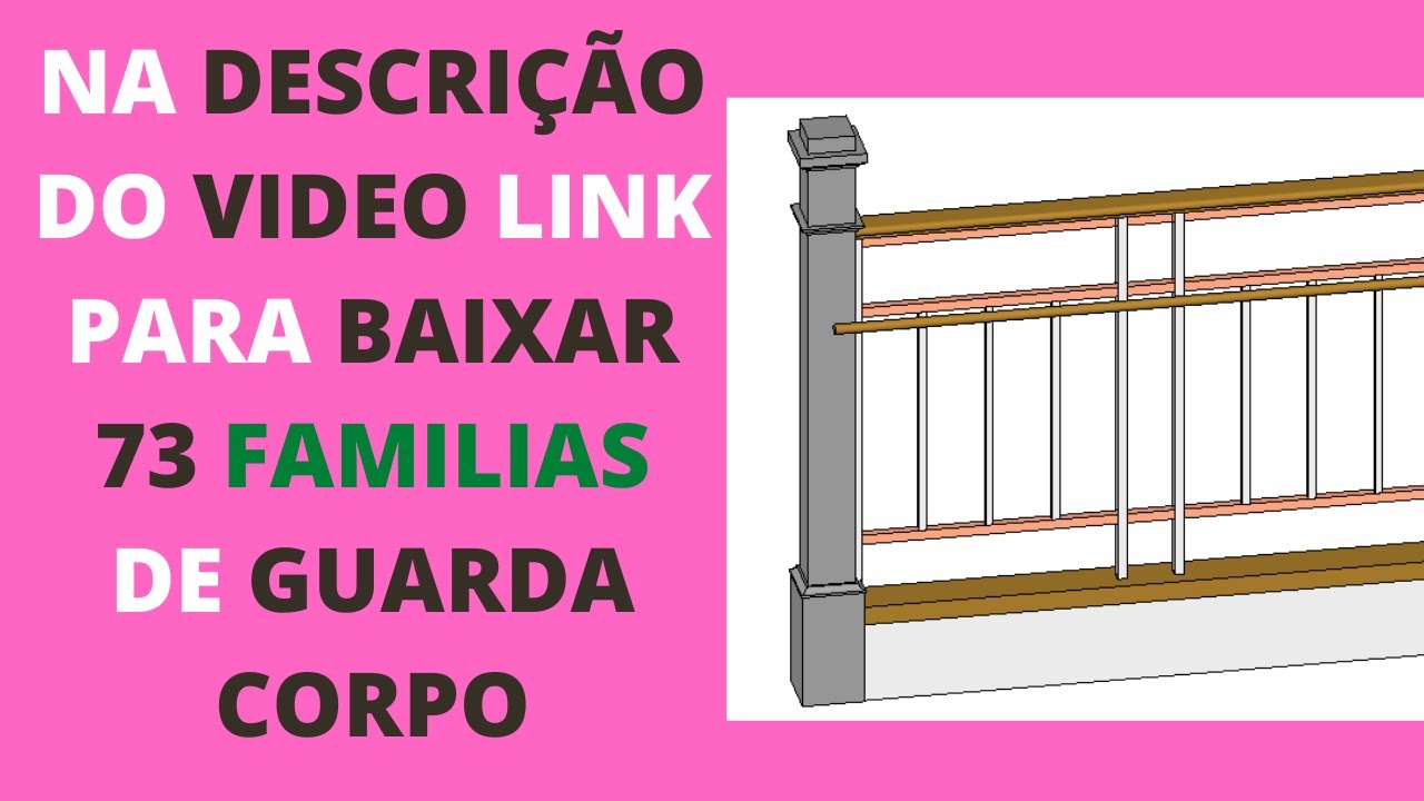 73 Familias de Guarda corpo para baixar REVIT - YouTube