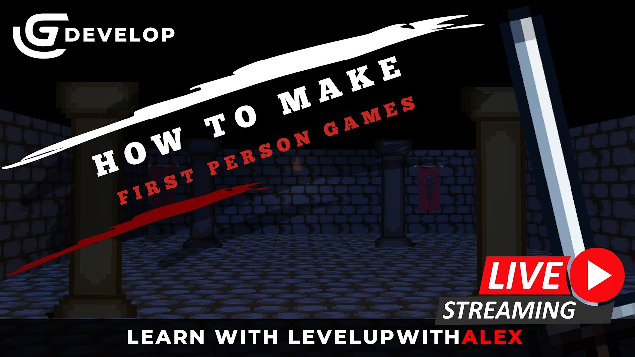 How to Make First Person Games | Gdevelop5 - YouTube