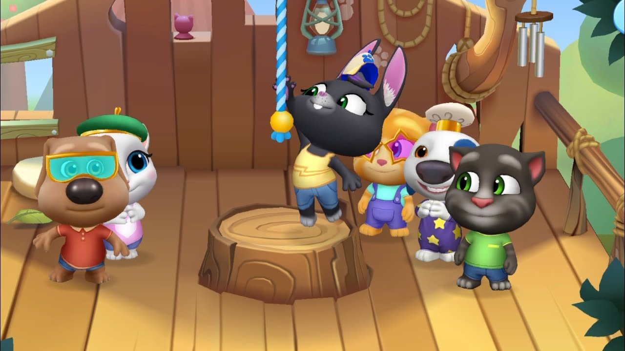 My Talking Tom Friends Tree House | My Talking Tom Kids Game | EXOR YTF ...