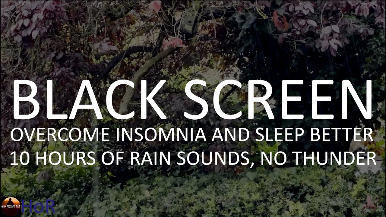 Rainfall Sounds Therapy - Relaxing Sounds to Overcome Insomnia and ...