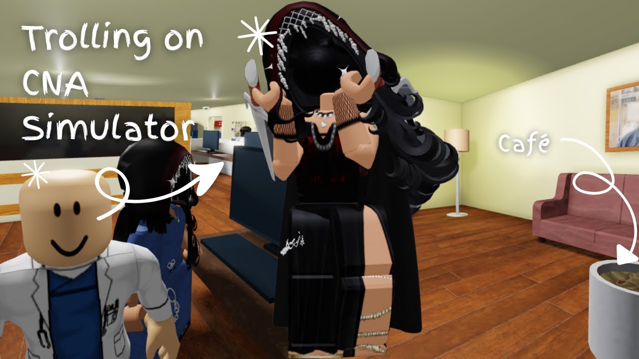 stealing patients in CNA simulator Roblox - YouTube