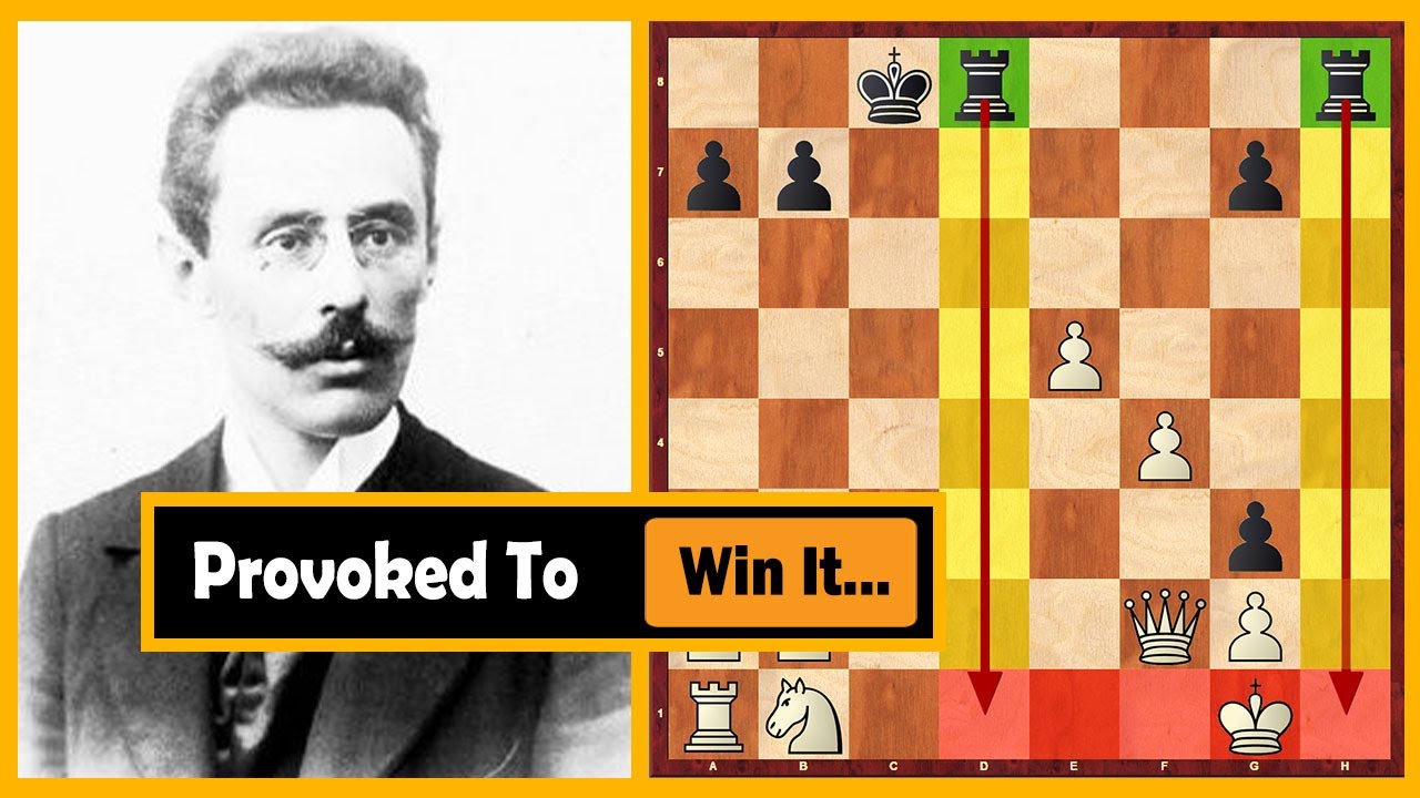 Chess Game: Janowski Invites To Win His Queen - YouTube