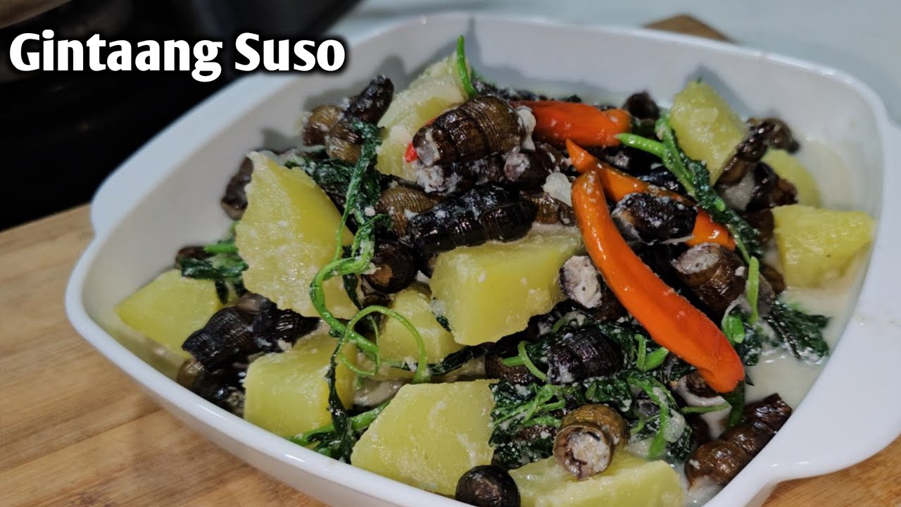 Ginataang Suso Simpleng ulam pero masarap at masustanya Madiskarteng ...