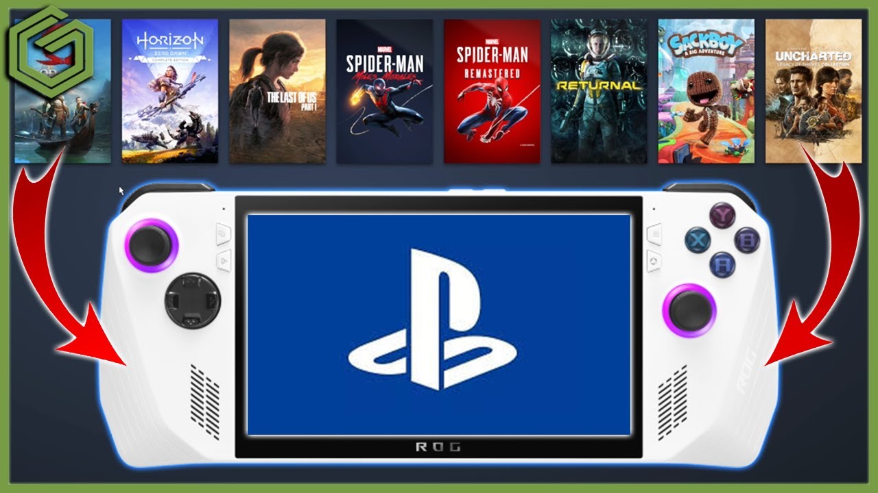 ROG Ally - 9 Sony PC Games - 1080P 25W Hand Held Turbo Mode - Gameplay ...