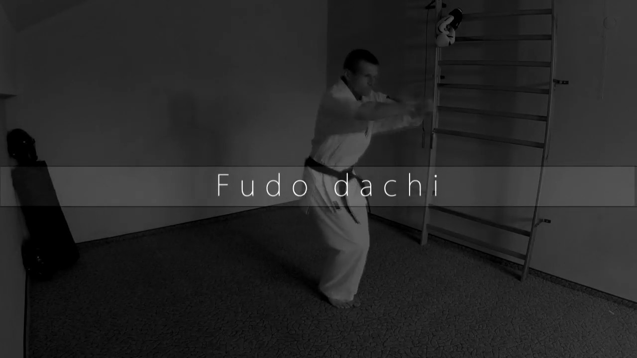 Fudo Dachi - Kyokushin Orange Belt 10th kyu stance - YouTube