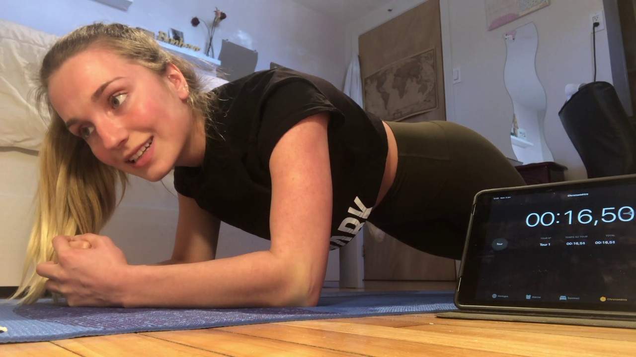 Training abdo 8min à la maison - YouTube