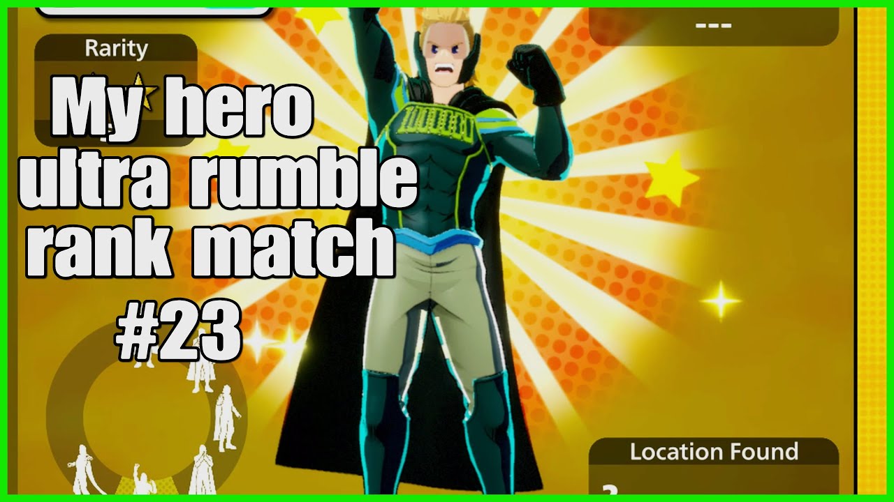 My hero ultra rumble rank match #23 - YouTube