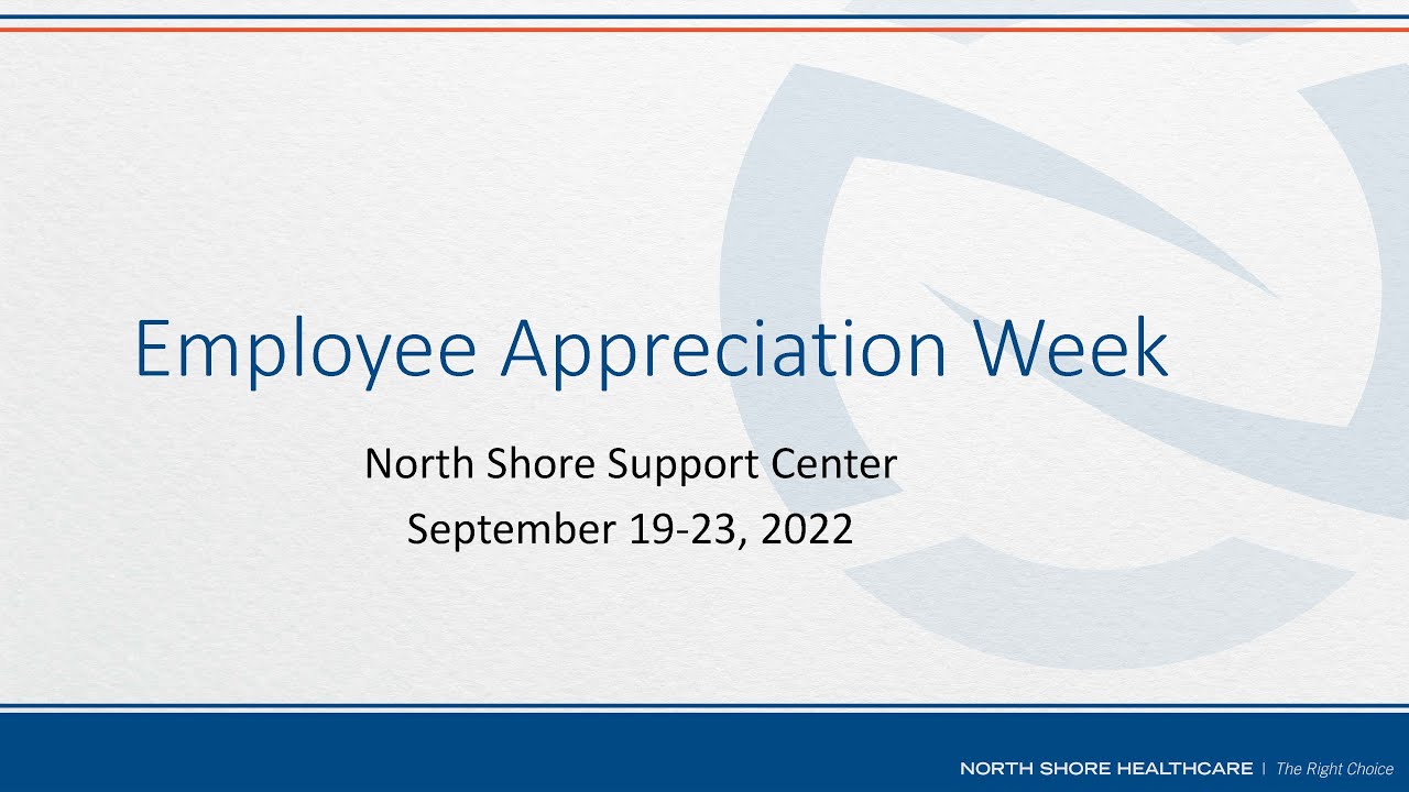 Employee Appreciation Week 2022 - YouTube