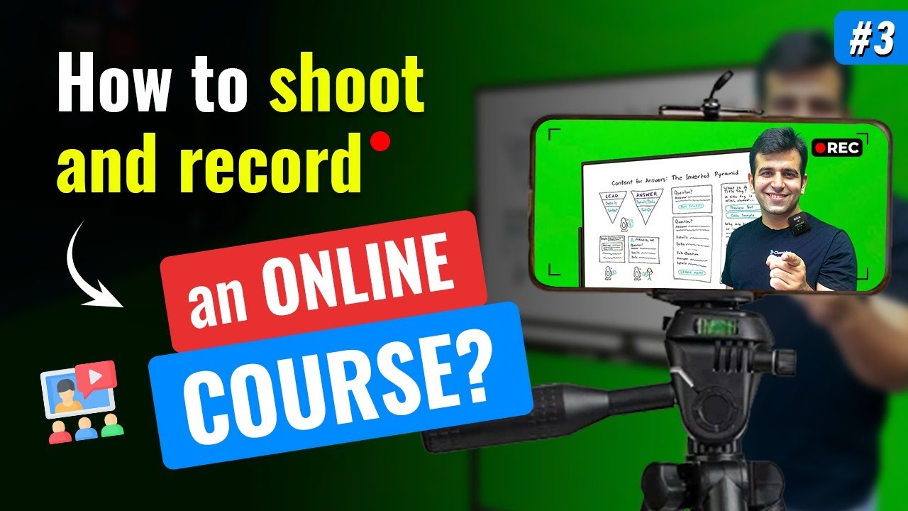 How to shoot for online course | How to make videos | Course Mantra 101 Ep.4 | CA Sumit ...